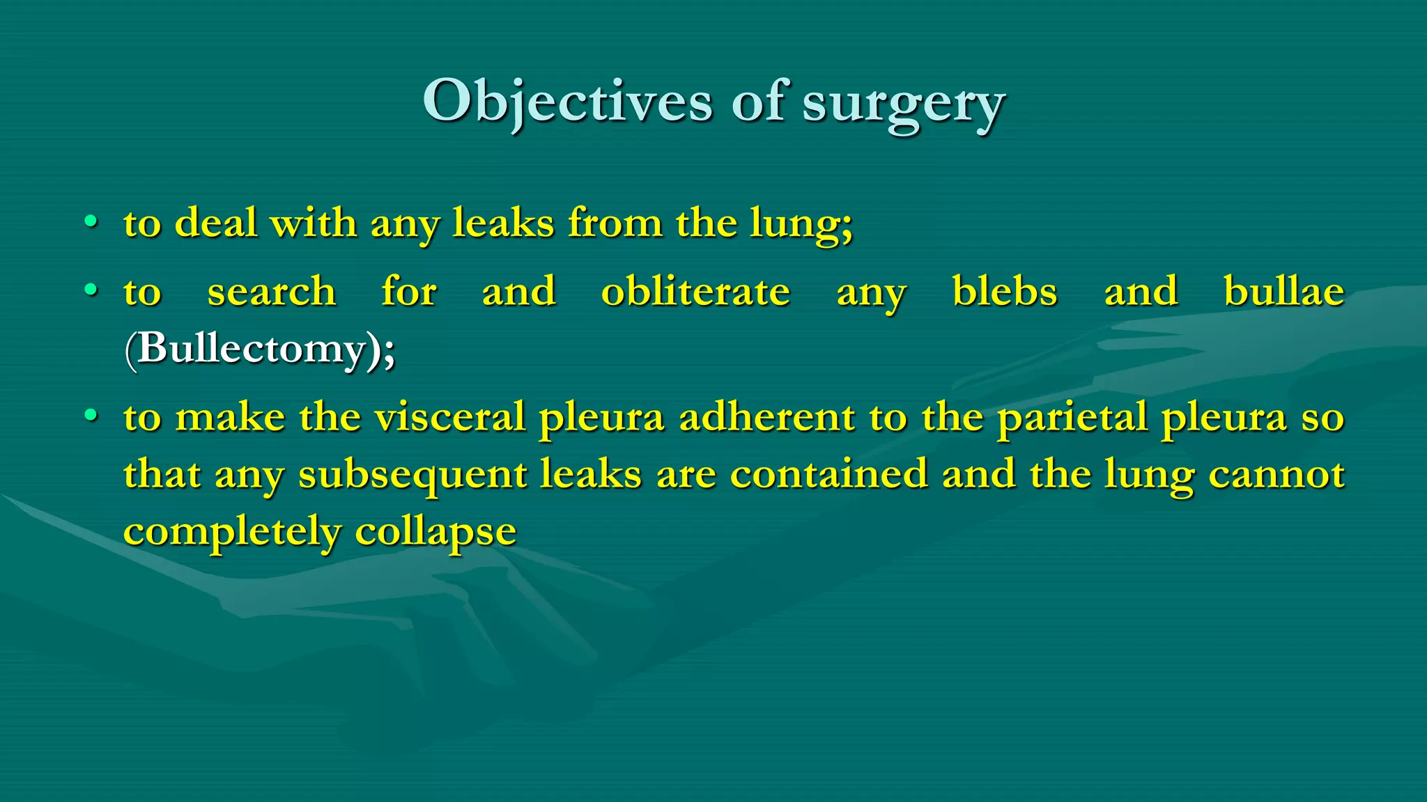 Thoracic surgical emergencies | PPTX