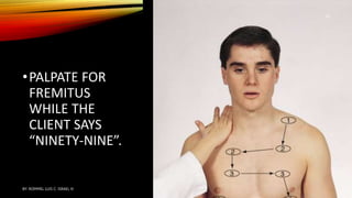 THORAX AND LUNGS ASSESSMENT | PPTX