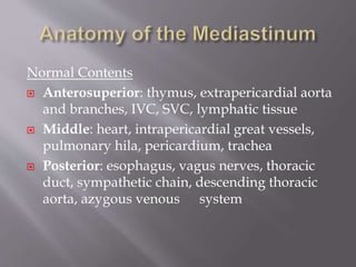 Thorax, heart, pericardium | PPT