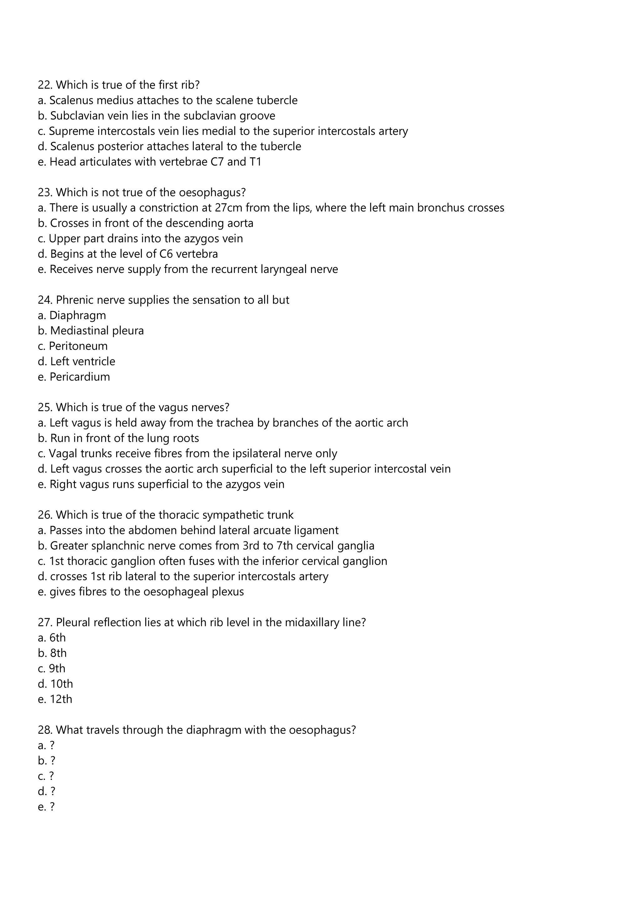 This thorax of the axial skeletal system is very important assessment ...