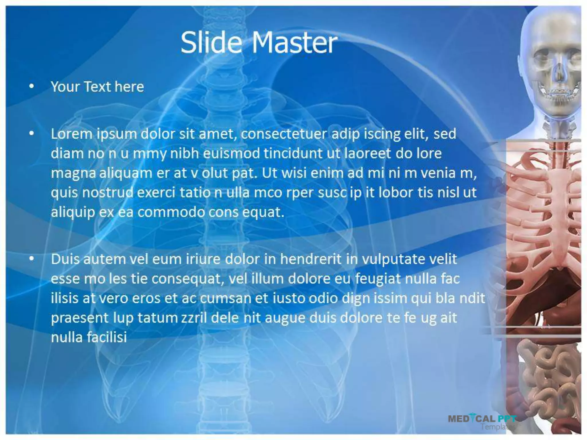 Thorax PowerPoint Template - medicalppttemplates.com