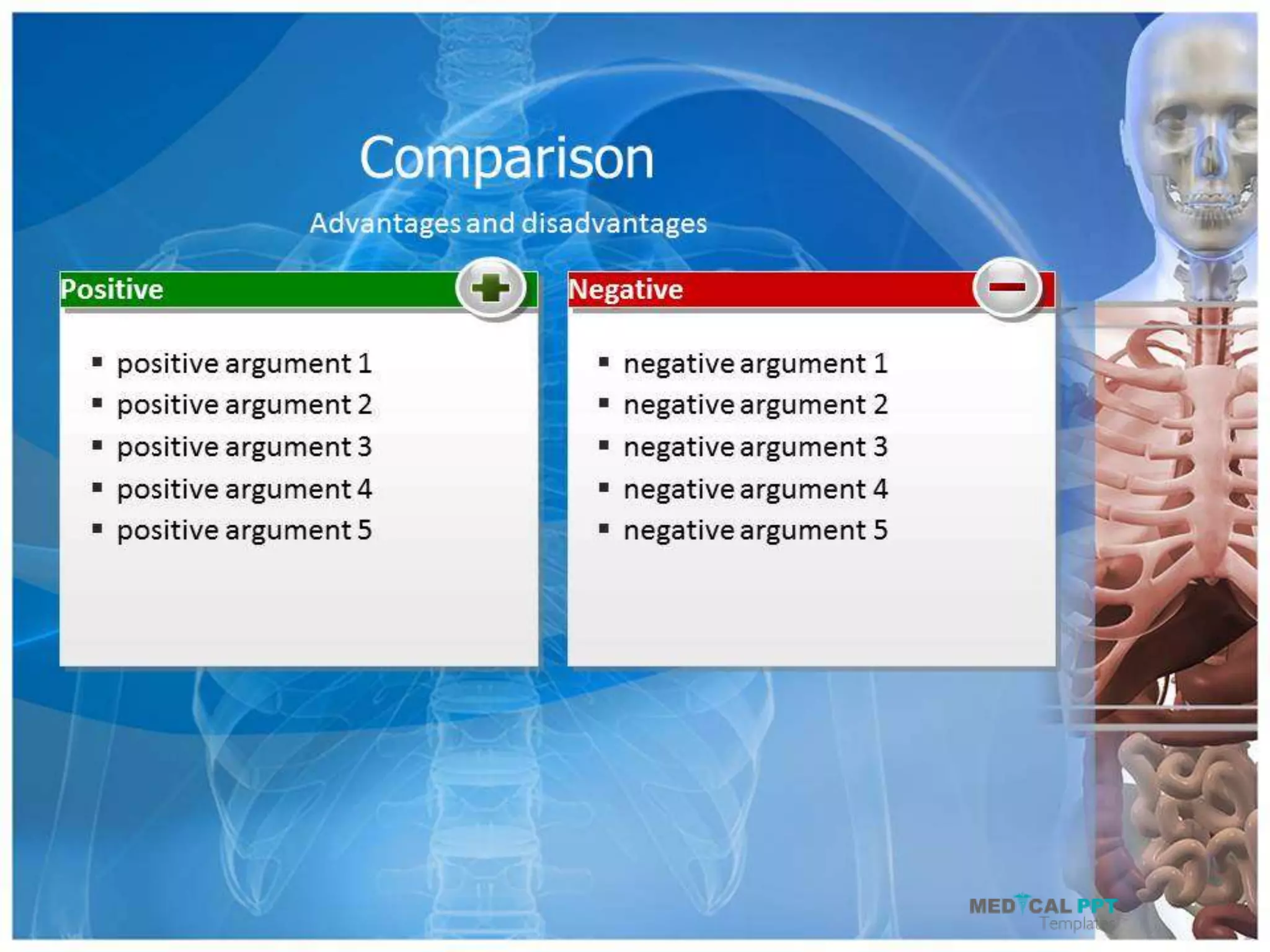 Thorax PowerPoint Template - medicalppttemplates.com