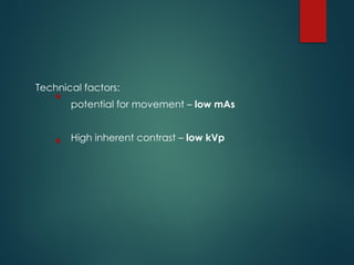 THORAX RADIOGRAPHIC TECHNIQUES INFORTHORAX XRAYMATION | PPTX
