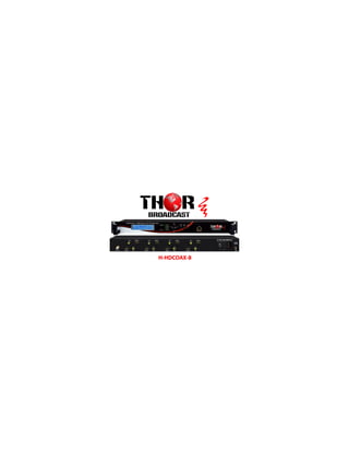 Thor Broadcast H-HDCOAX-8 | PDF