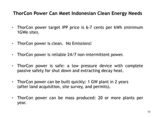 ThorCon Public Presentation - Jakarta 02/03/20 | PPT