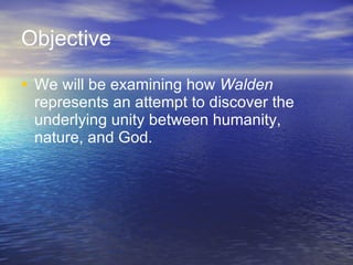 Thoreau | PPT | Religion & Spirituality