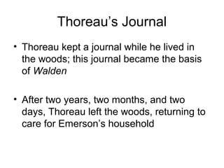 Thoreau | PPT