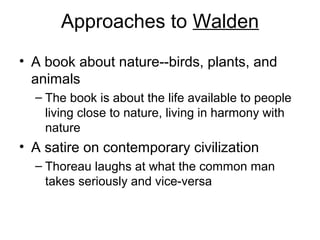 Thoreau | PPT