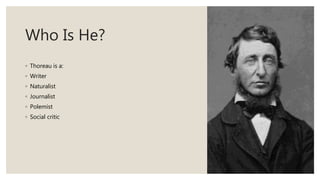 Thoreau | PPT