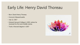 Thoreau | PPT