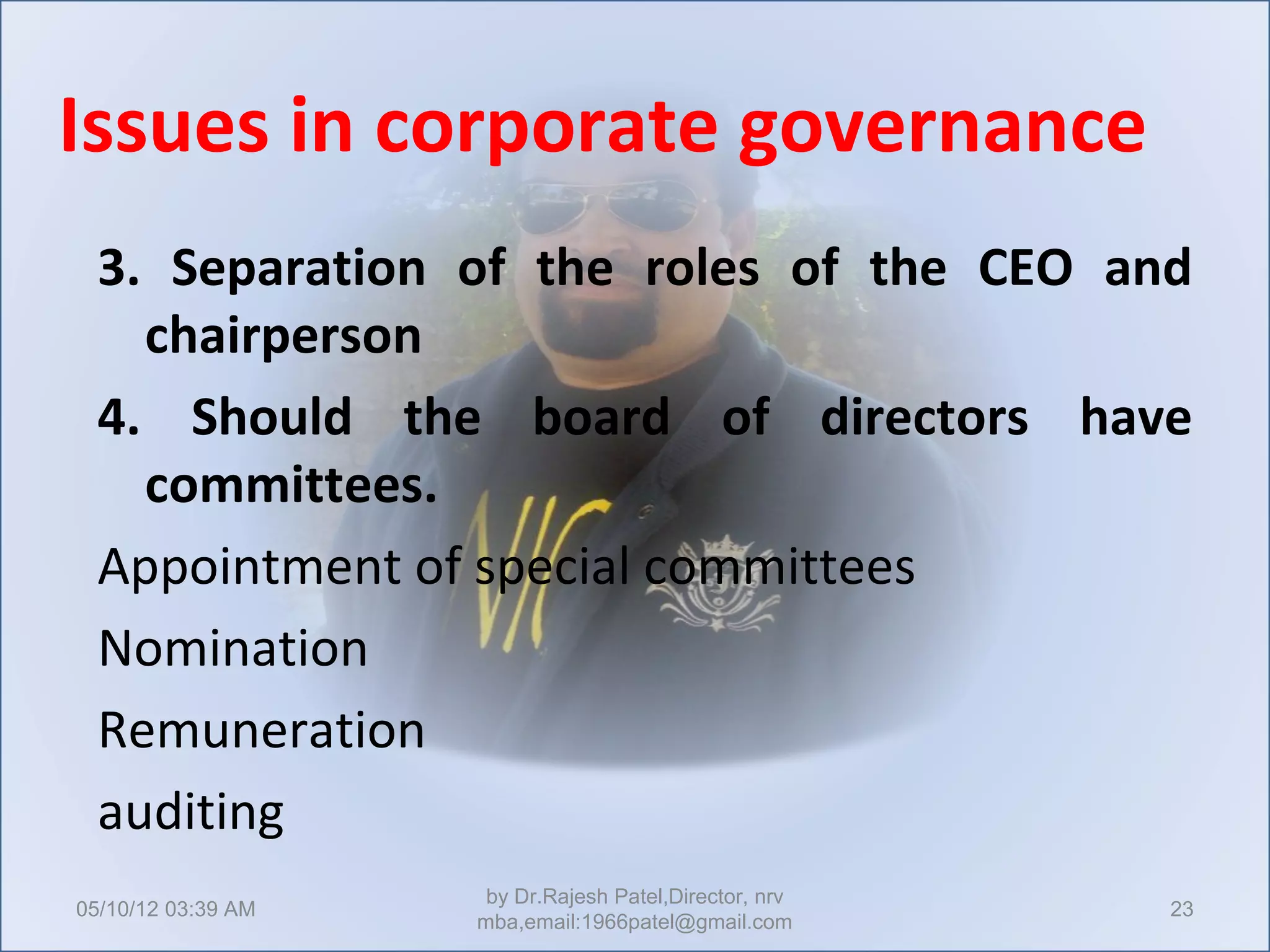 corporate governance theories and practices | PPT