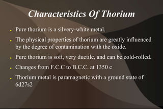 Thorium | PPTX