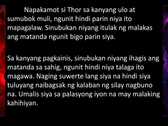 Thor grade 10 ppt | PPTX