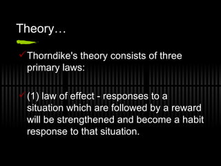 Thorndike General Overview | PPT