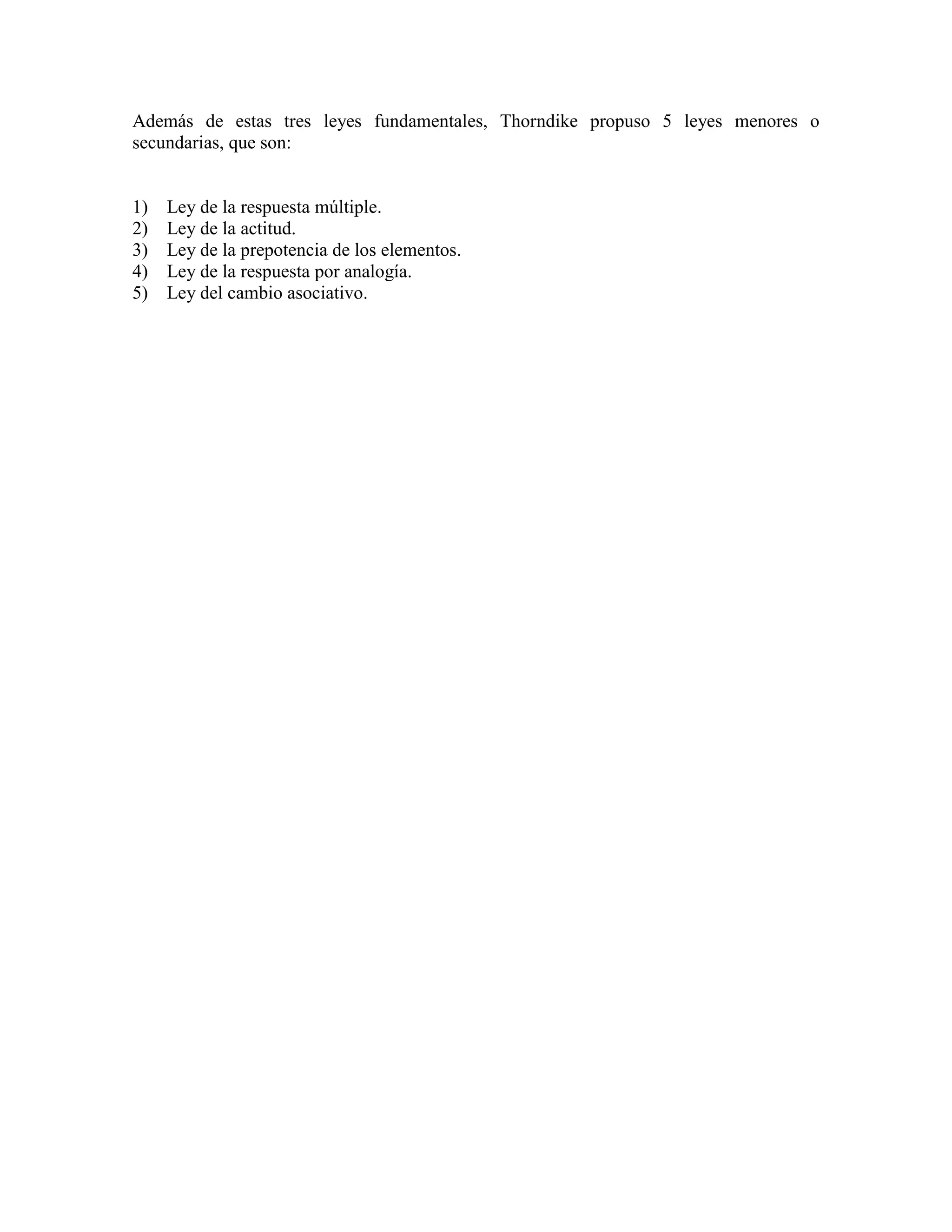 Thorndike | PDF