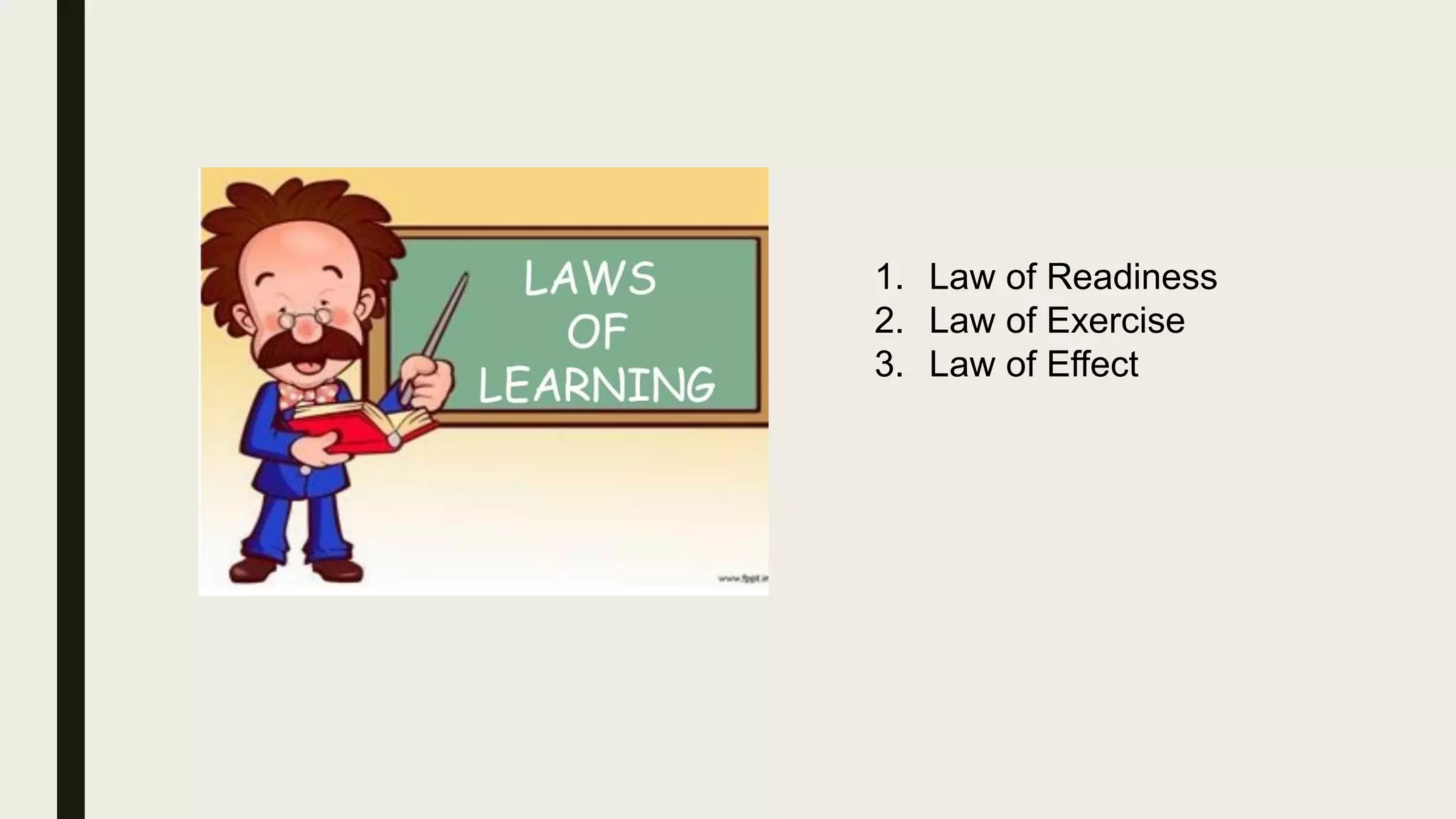 Thorndike Learning Theory | PPT