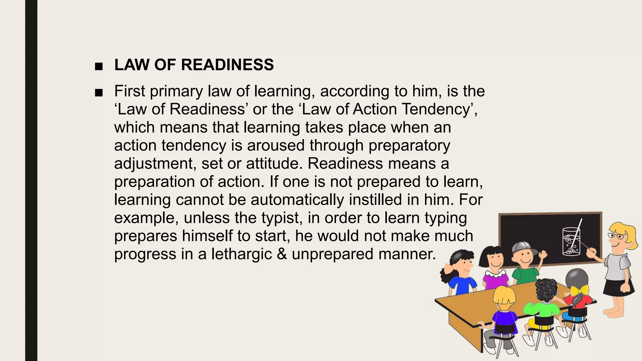 Thorndike Learning Theory | PPT