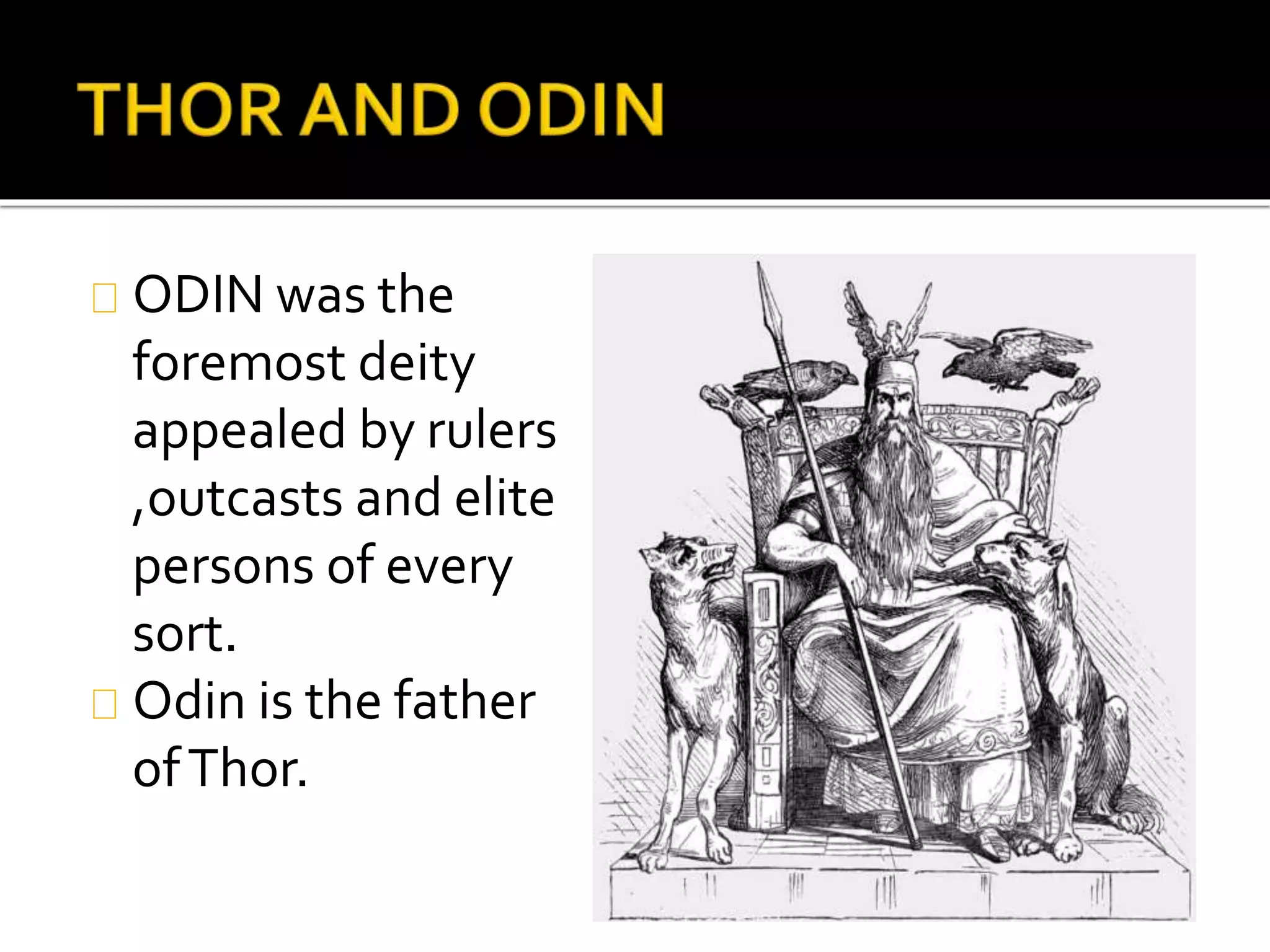 Thor norse god - Norse Mythology | PPTX