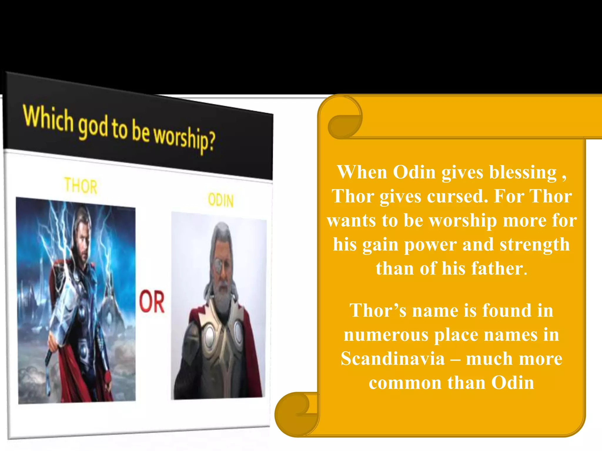 Thor norse god - Norse Mythology | PPTX