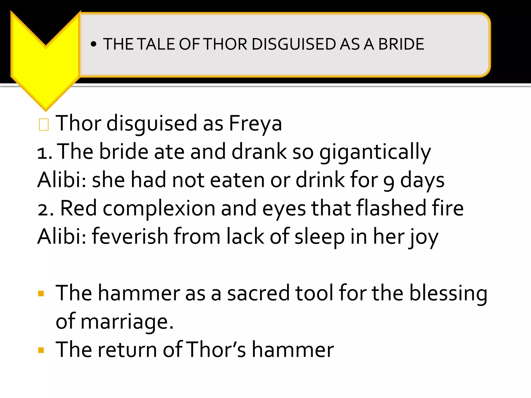 Thor norse god - Norse Mythology | PPTX