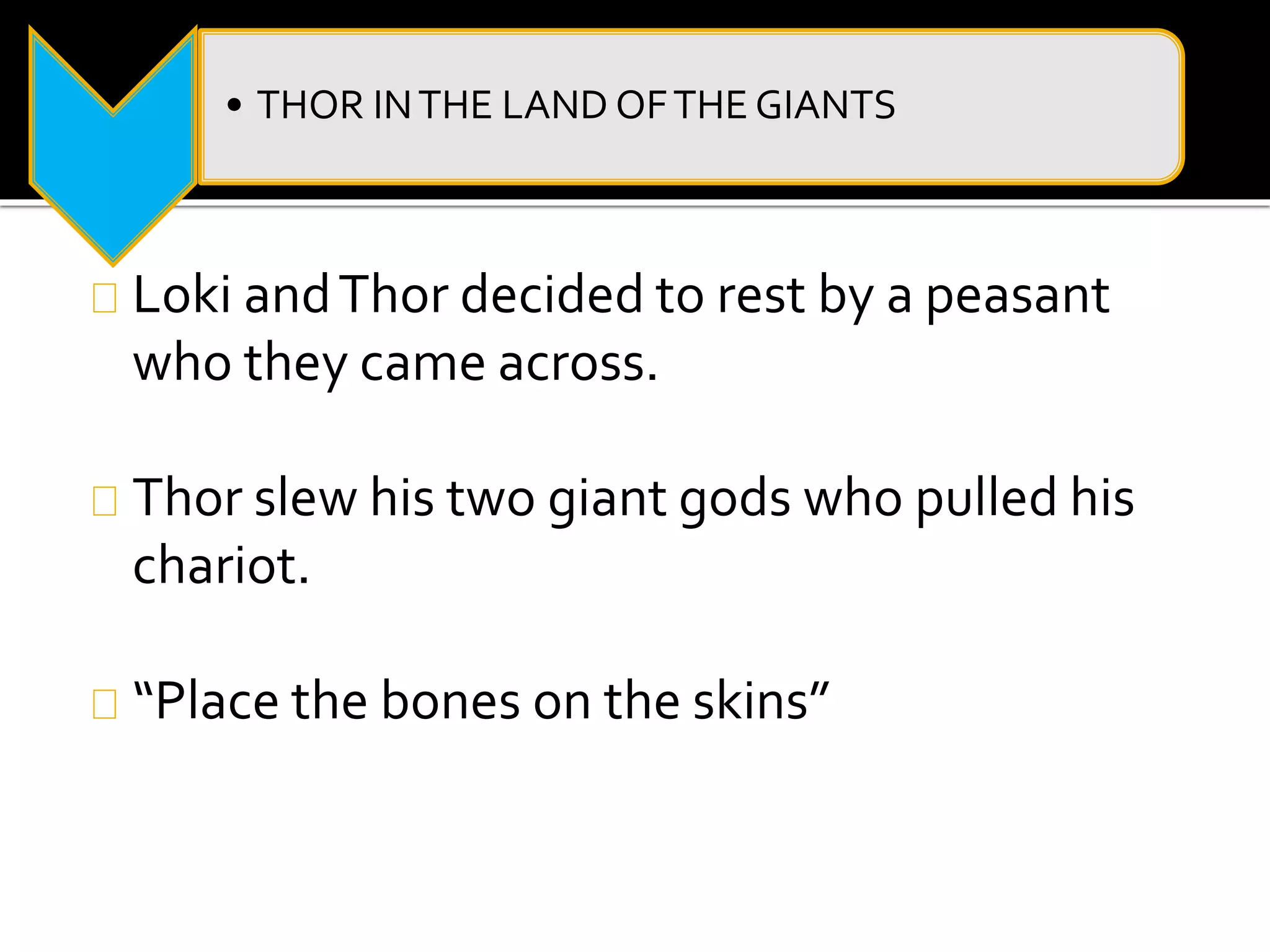 Thor norse god - Norse Mythology | PPTX