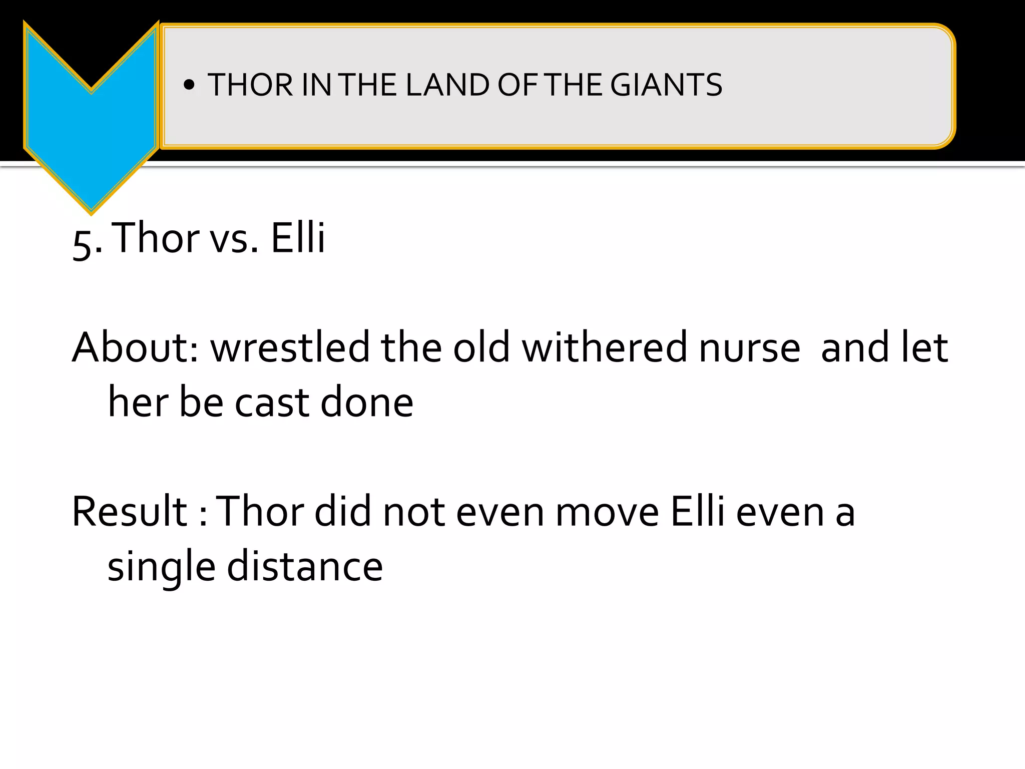 Thor norse god - Norse Mythology | PPTX