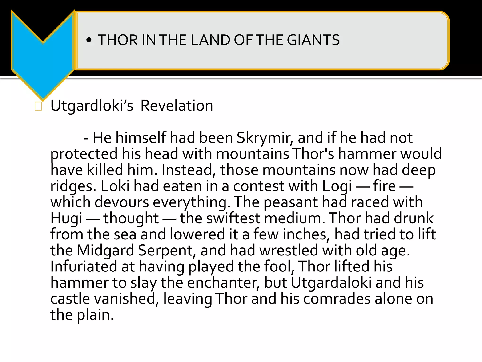 Thor norse god - Norse Mythology | PPTX