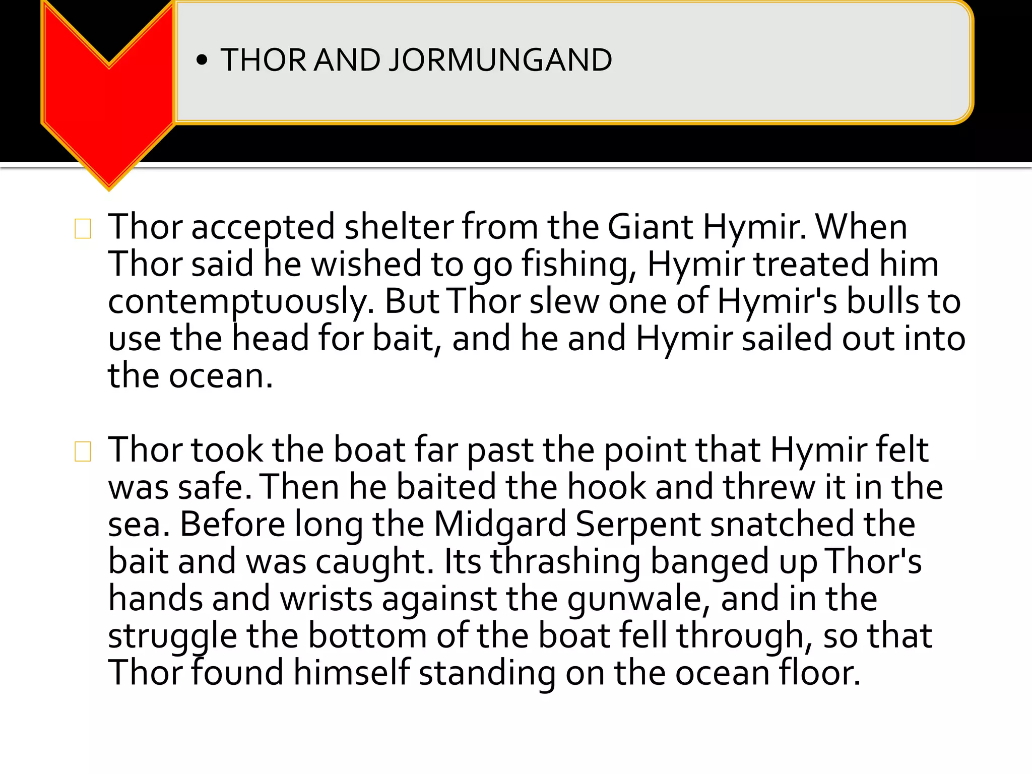 Thor norse god - Norse Mythology | PPTX