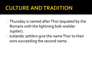 Thor norse god - Norse Mythology | PPTX