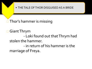 Thor norse god - Norse Mythology | PPTX