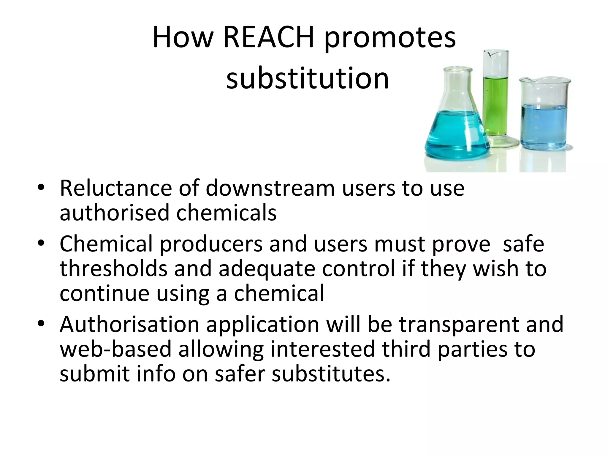 Safer chemicals within REACH | PPT