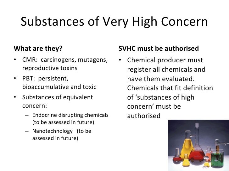 Safer chemicals within REACH
