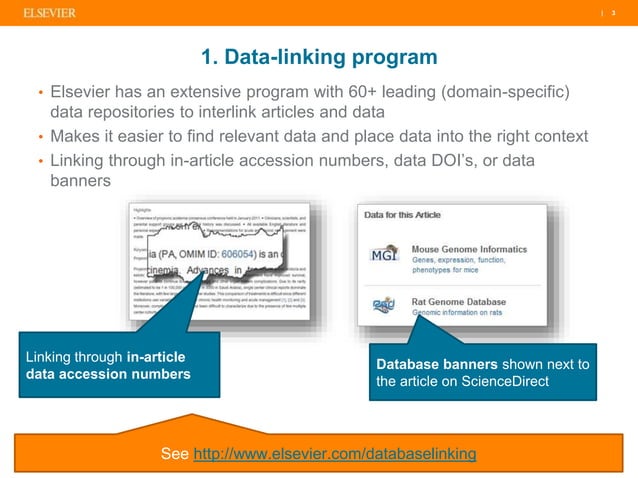THOR Workshop - Data Publishing Elsevier | PPT