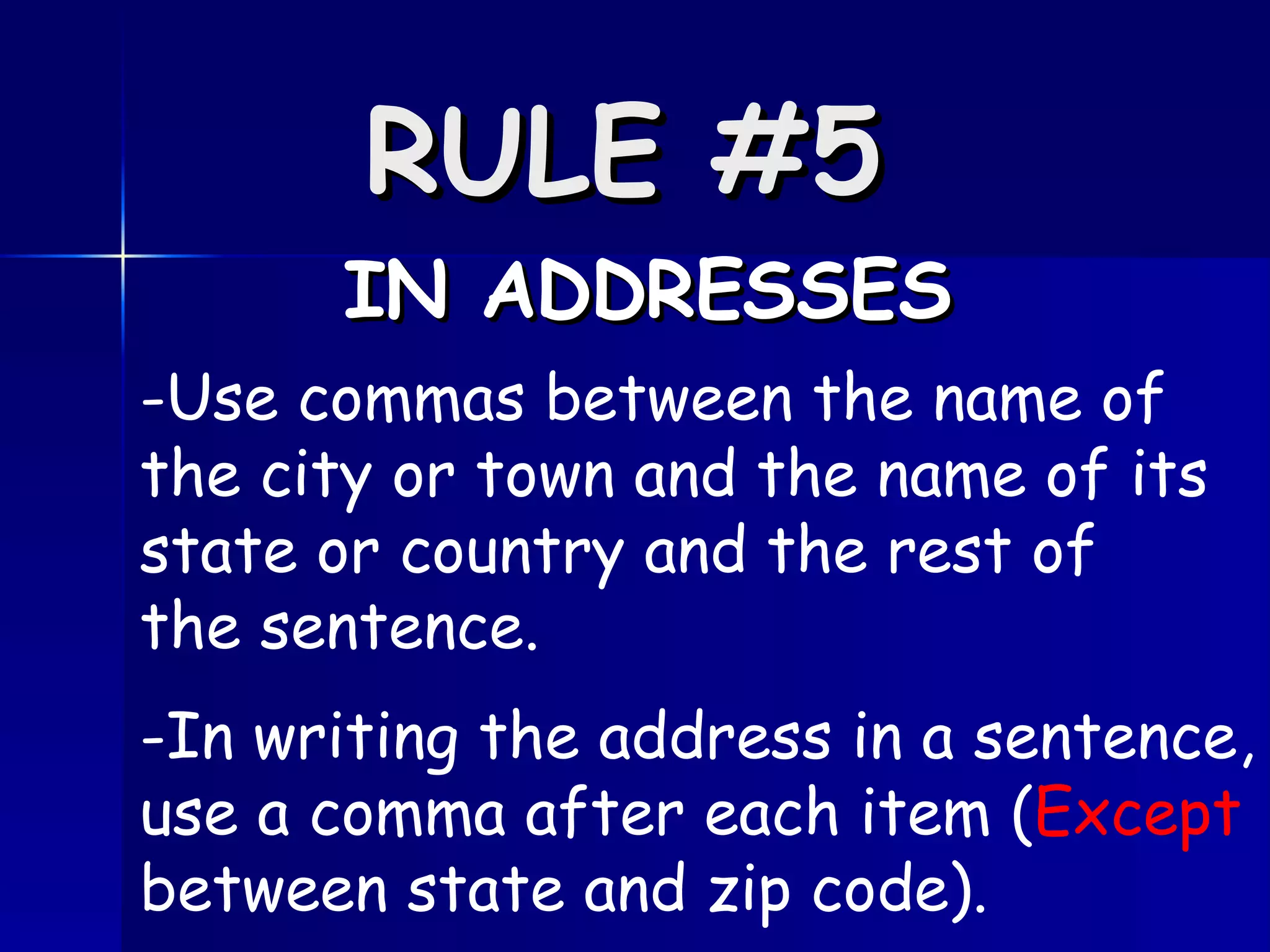 Those Pesky Commas! | PPT