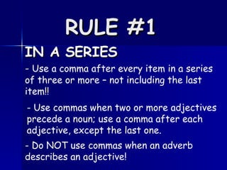 Those Pesky Commas! | PPT