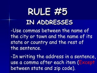 Those Pesky Commas! Powe#D6 | PPT