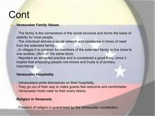 venezuelan culture | PPTX