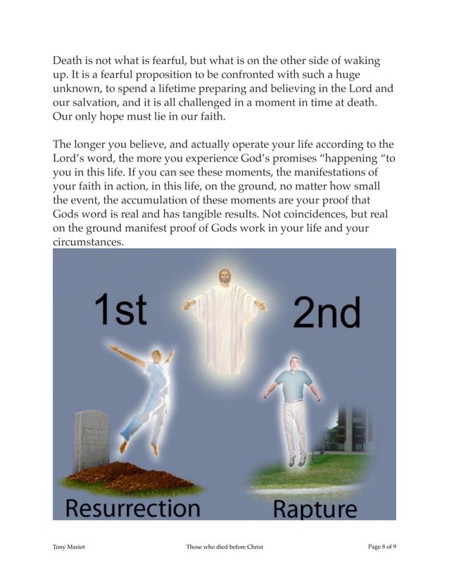 Those Who Died Before Christ | PDF