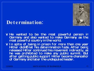 management lesson from HITLER | PPT