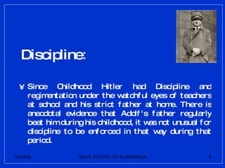 management lesson from HITLER | PPT