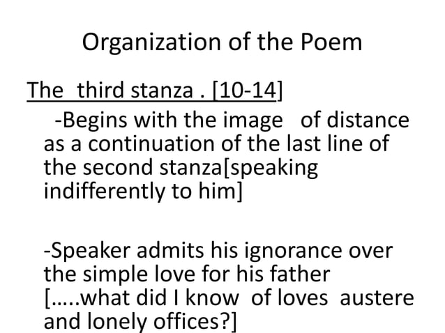 Those winter sundays by robert hayden | PPTX | Poetry | Books and ...