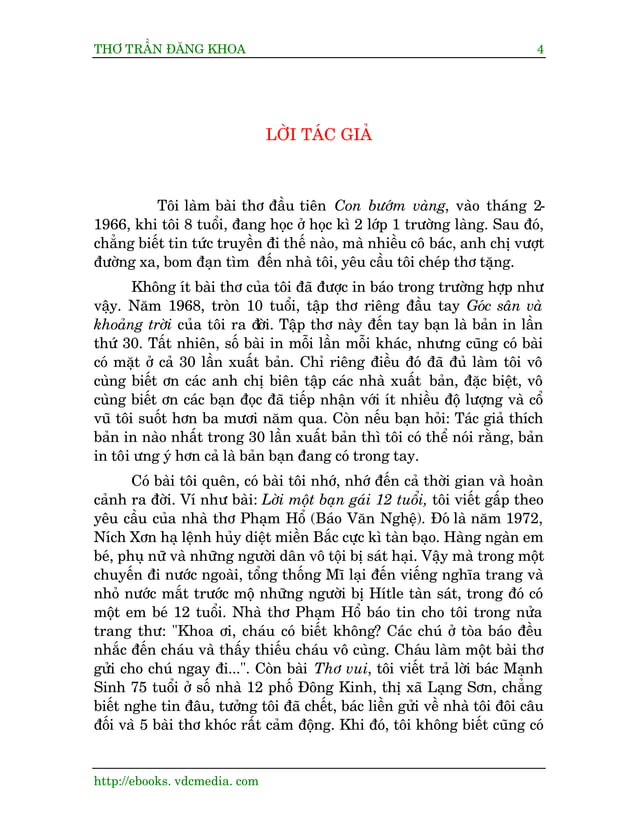 Tho tran dang khoa | PDF