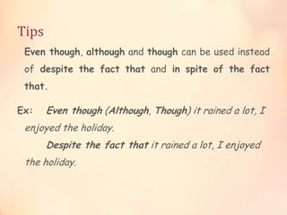 Though, despite | PPT