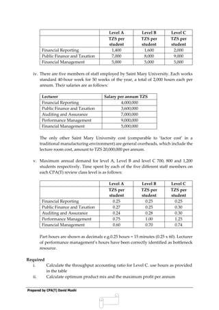 Throughput Accounting.pdf notes from accounting and finance | PDF
