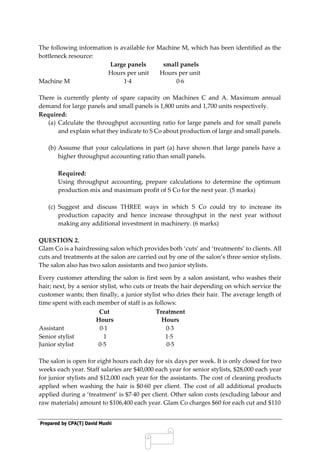 Throughput Accounting.pdf notes from accounting and finance | PDF