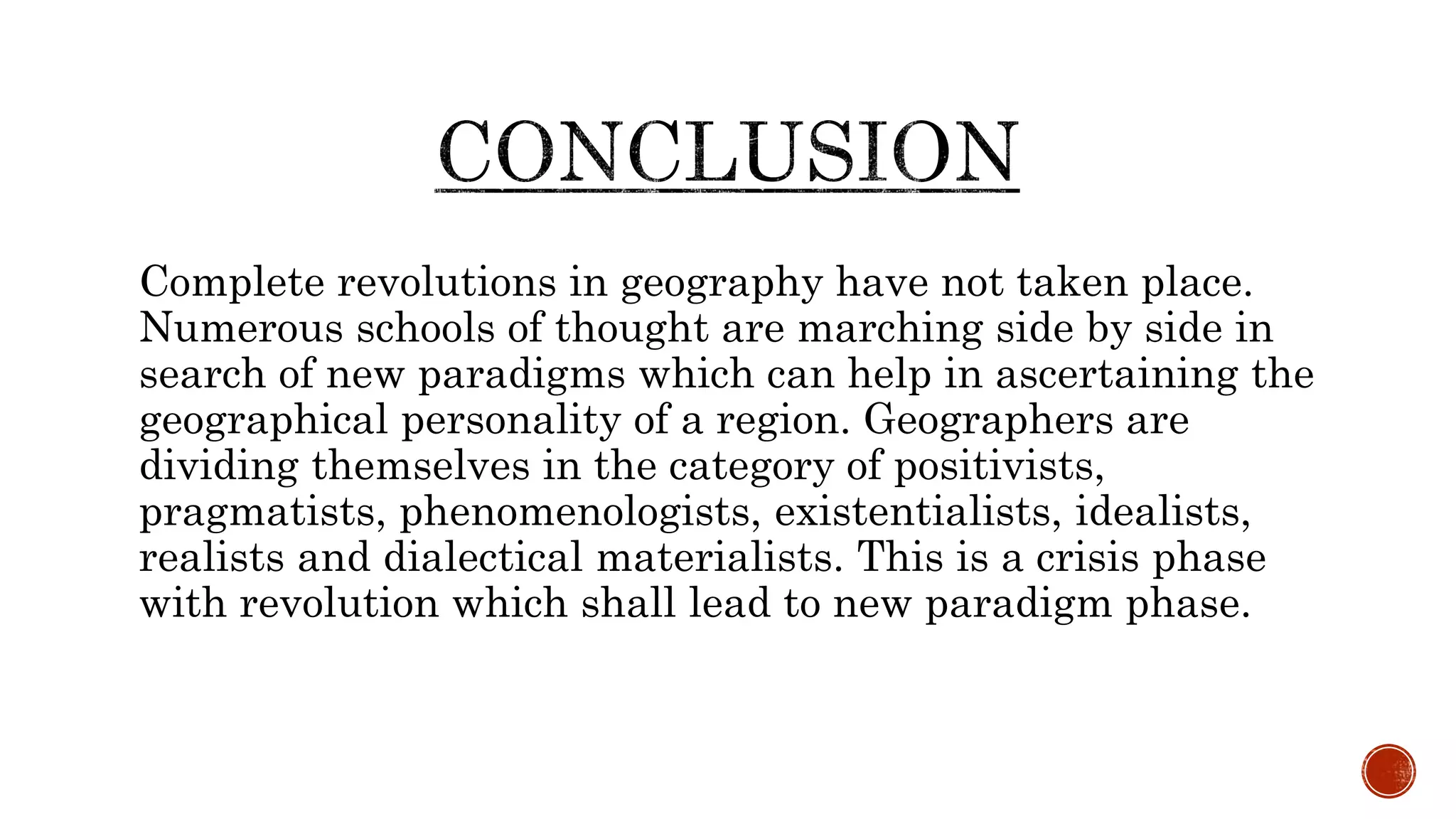 The Paradigms of Geography | PPTX