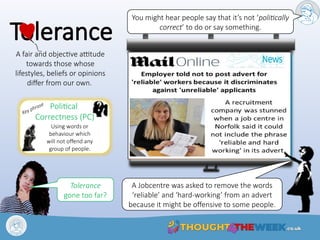Thought4TheWeek Tolerance themed tutorial.pptx