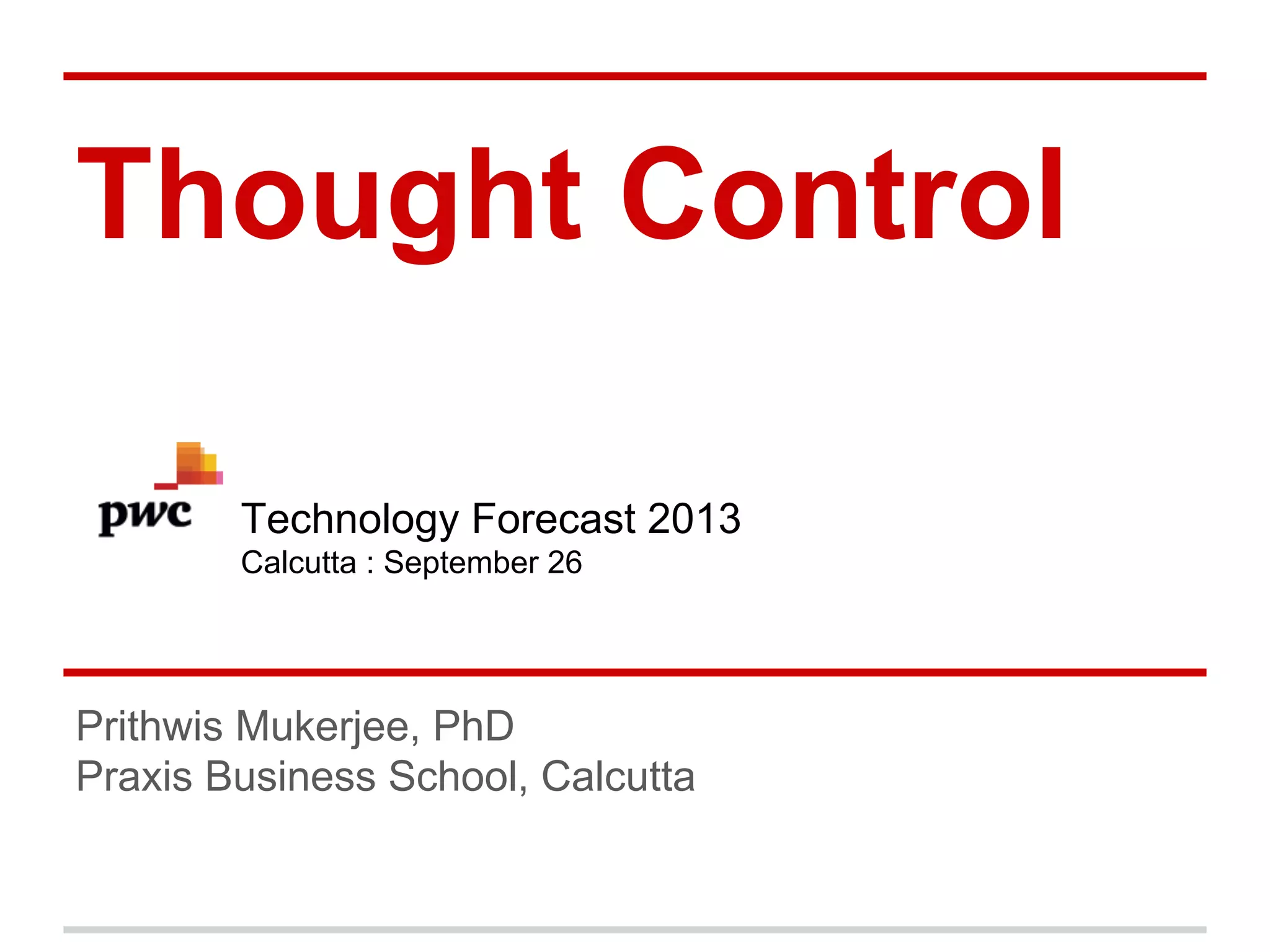 Thought controlled devices | PPT