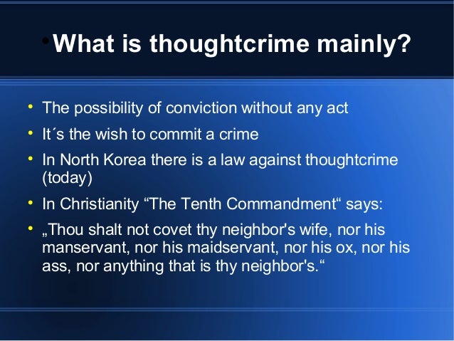 Thoughtcrime by jens