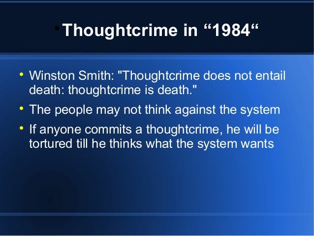 Thoughtcrime by jens